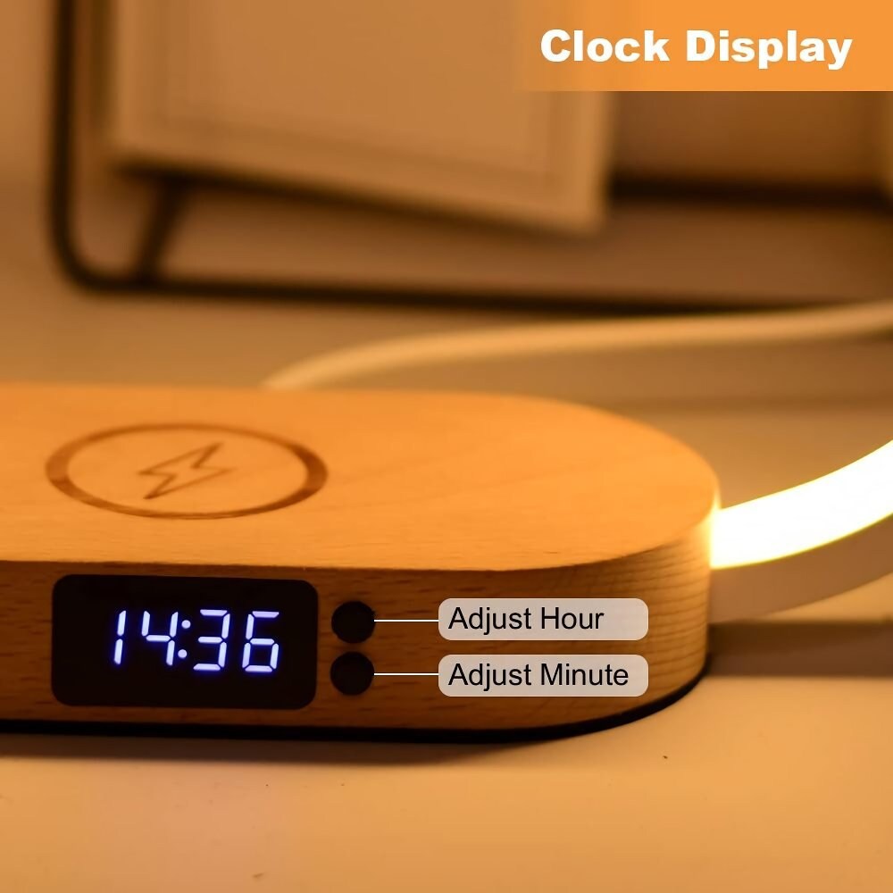 Multifunction Wireless Charging Hub: Fast-charging LED Desk Lamp, Night ...