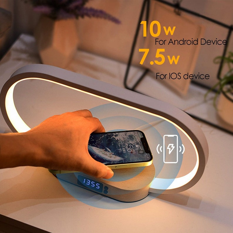 Multifunction Wireless Charging Hub: Fast-charging LED Desk Lamp, Night ...