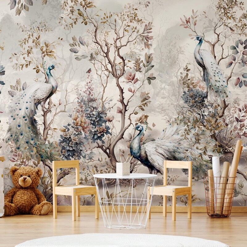 Bird Wall Mural - Etsy