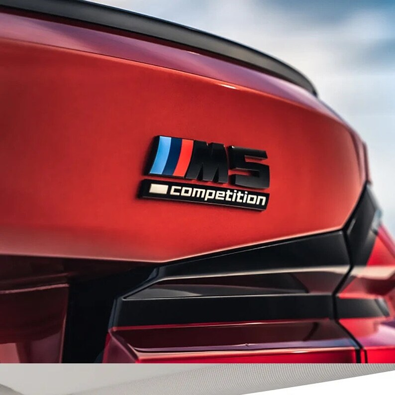 Original Car Size 3D Rear Trunk Emblem Badge Logo Car Stickers BMW F10 ...