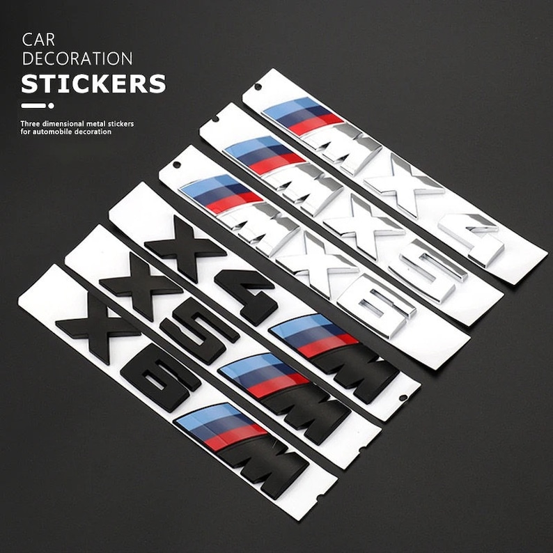 Original Car Size 3D Rear Trunk Emblem Badge Logo Car Stickers BMW F10 ...