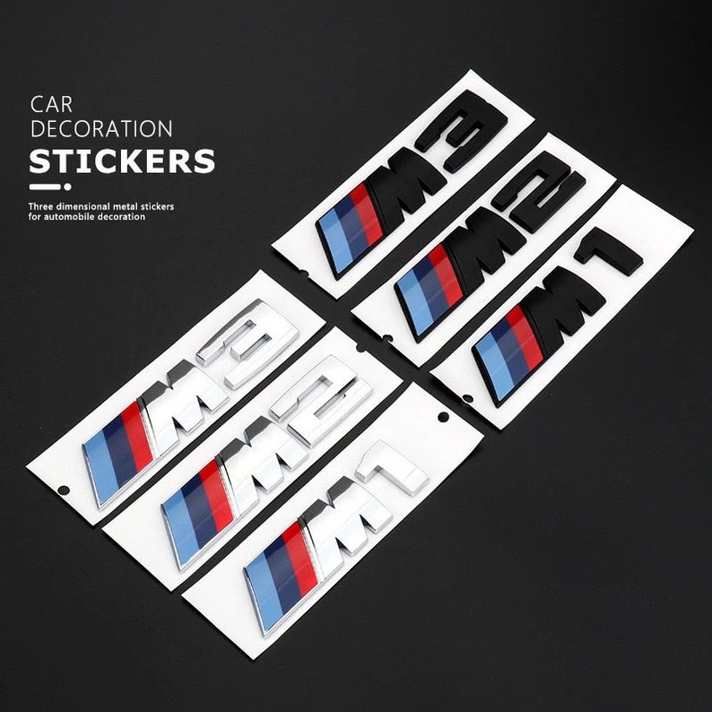 Original Car Size 3D Rear Trunk Emblem Badge Logo Car Stickers BMW F10 ...