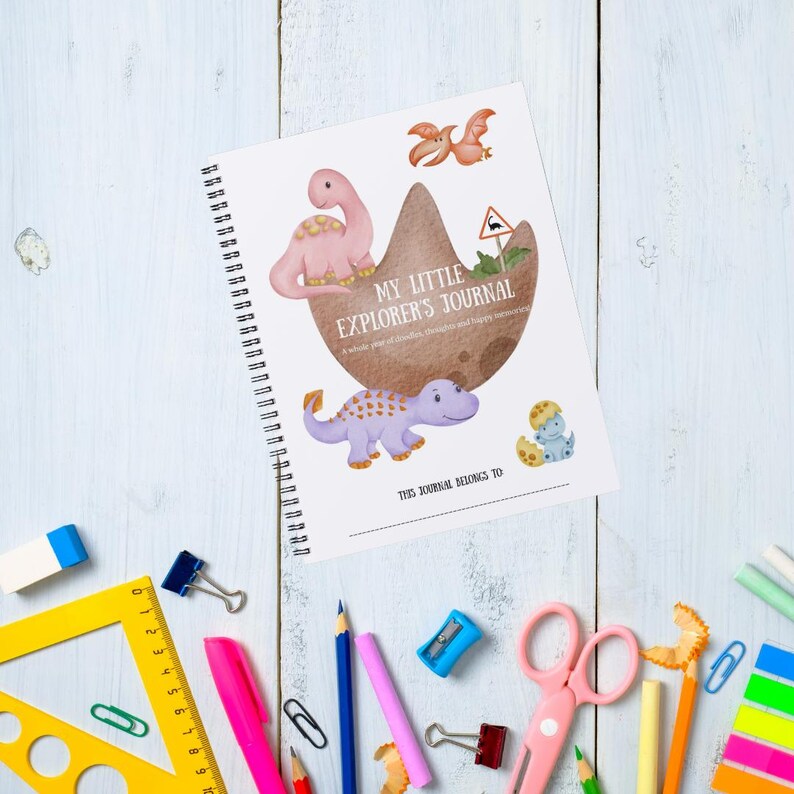 Dinosaur Kids Journal – Weekly Printable for Ages 3-6 (PDF) - Etsy