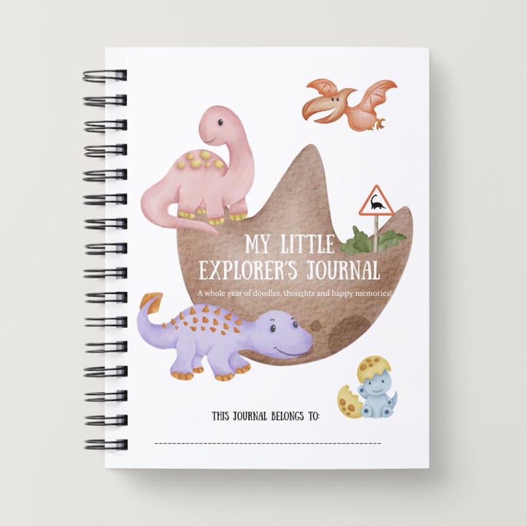 Dinosaur Kids Journal – Weekly Printable for Ages 3-6 (PDF) - Etsy