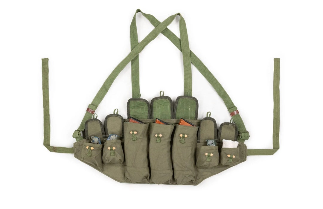 Vintage Soviet Vest Chest Rig for AK chicom, Escape From Tarkov, Call ...