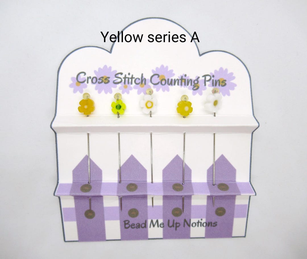 Cross Stitch Marking Pins - Counting Pins - Sewing Gift - Decorative ...