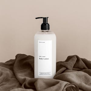 Editable Shampoo Bottle Label Templates | Canva Cosmetic Labels for ...