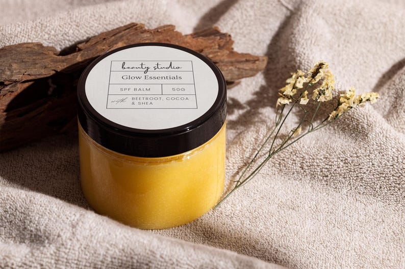Cosmetic Label Bundle Templates | 12 Canva Cosmetic Labels for Jars ...