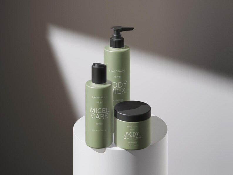Skincare Product Label Template Bundle – Canva Skincare Labels with ...