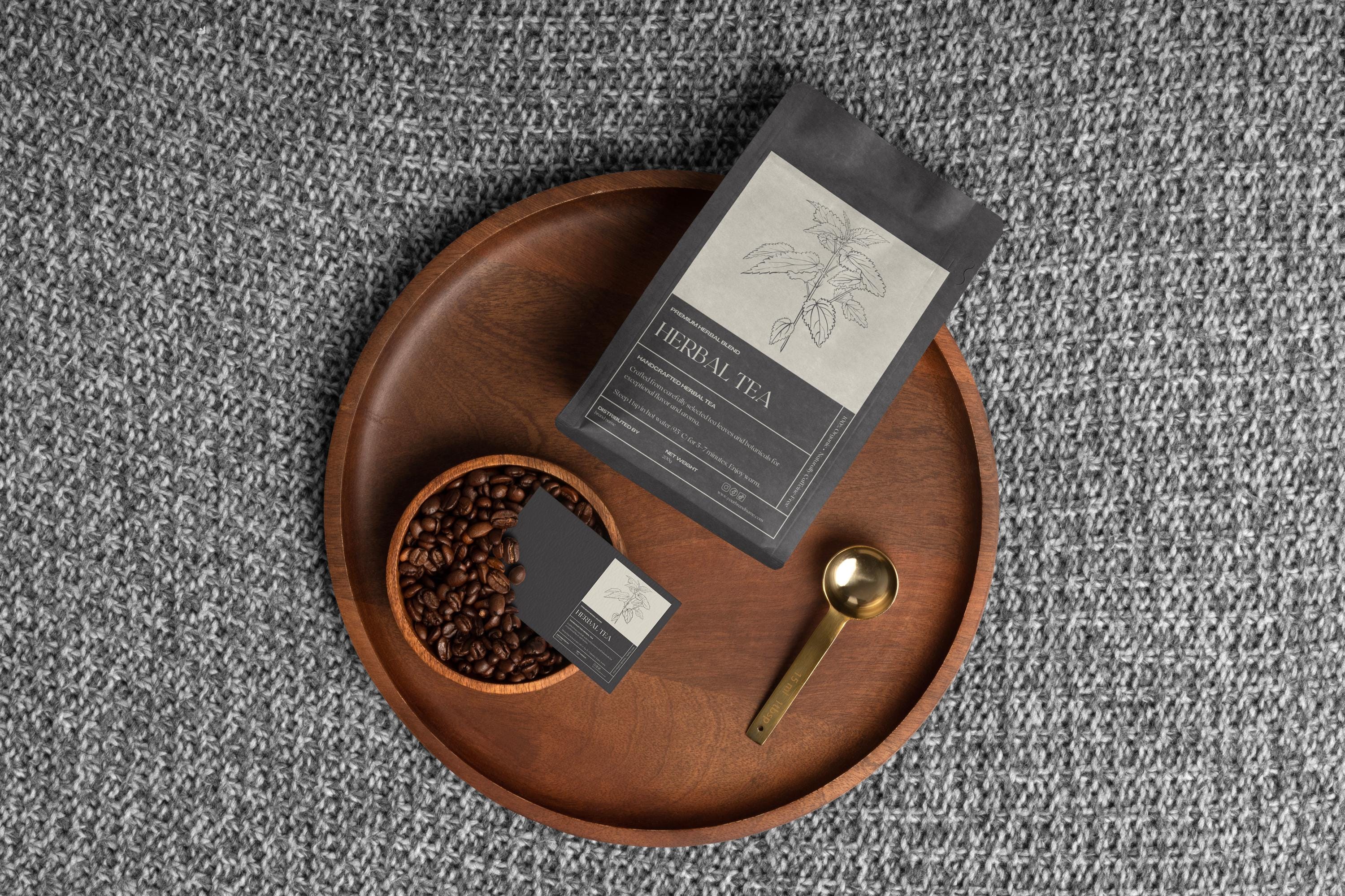 3 Pastel Tea Pouch Label Template Canva | Editable Tea Bag Packaging ...