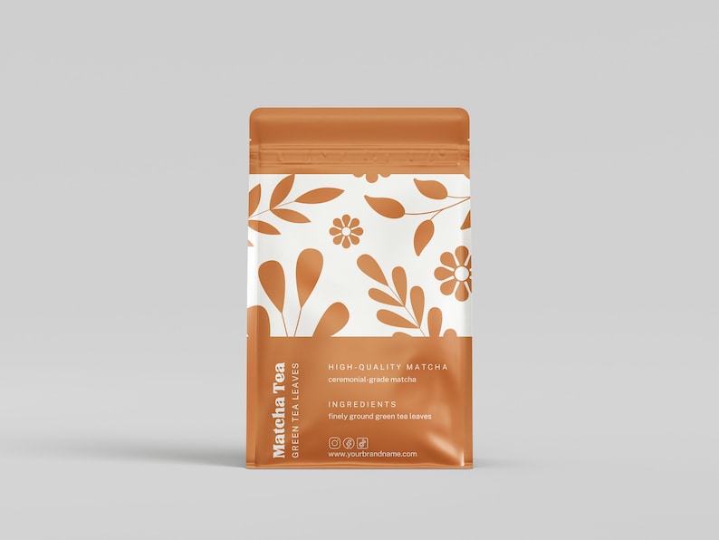 Custom Tea Bag Label Template, Editable Canva Design, Printable Tea ...