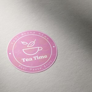 3 Editable Summer Fruit Tea Label Templates With Matching Brewing Cards ...