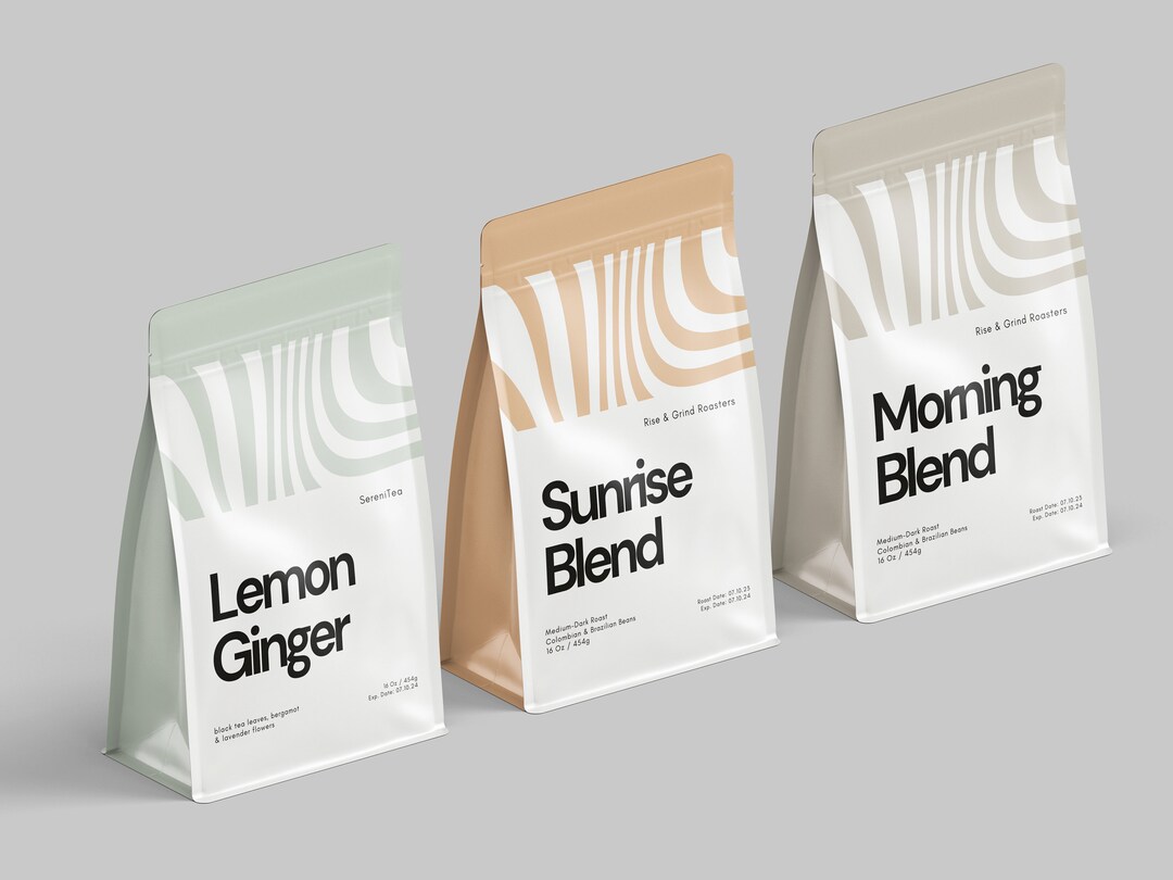 Custom Label Template, Editable Canva Design, Printable Pouch Labels ...