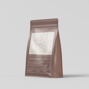 3 Pastel Tea Pouch Label Template Canva | Editable Tea Bag Packaging ...