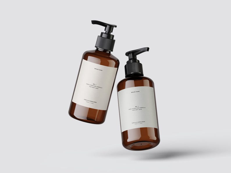 10 Editable Skincare Bottle Label Templates | Canva Designs for ...