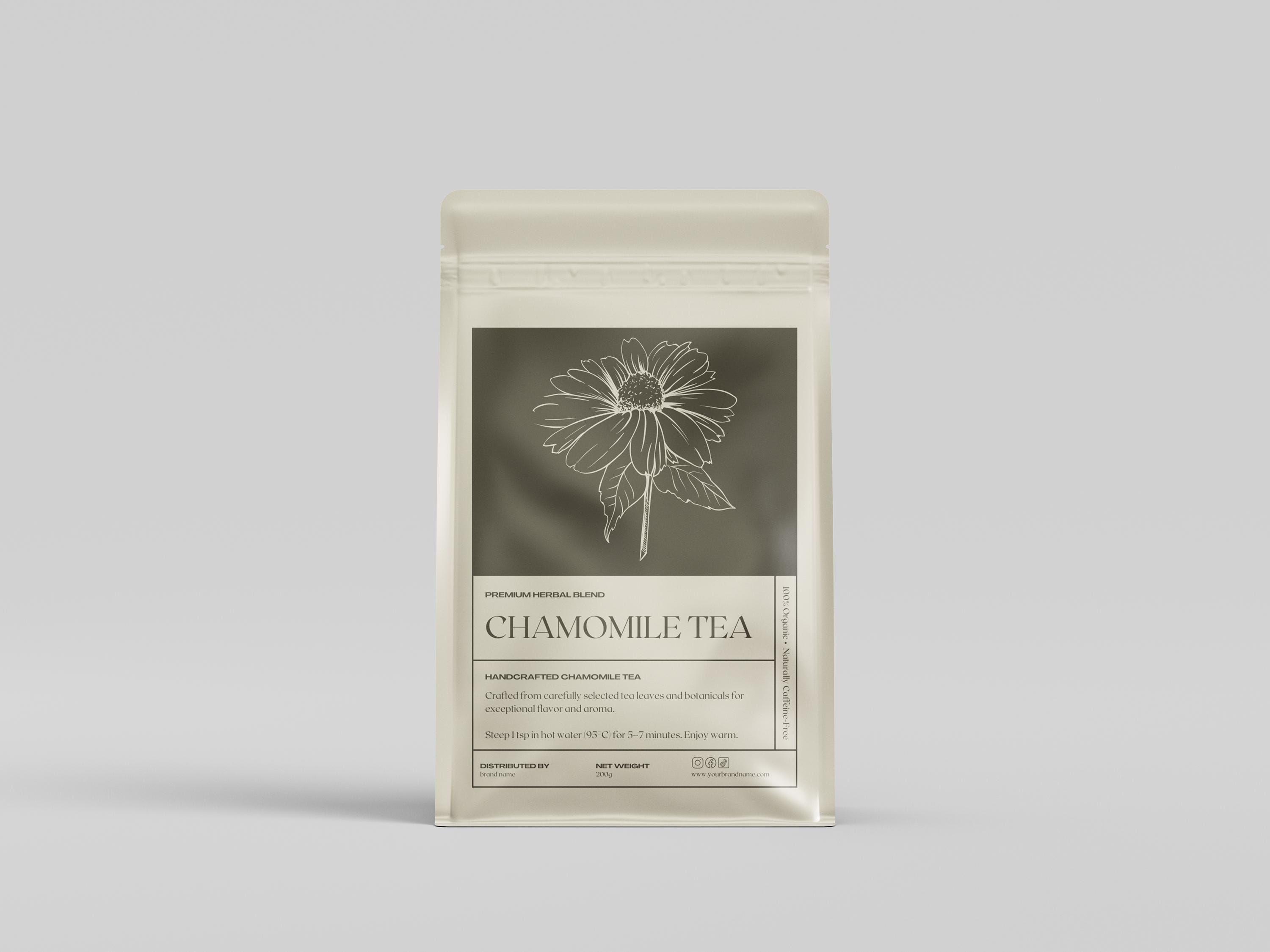 3 Pastel Tea Pouch Label Template Canva | Editable Tea Bag Packaging ...