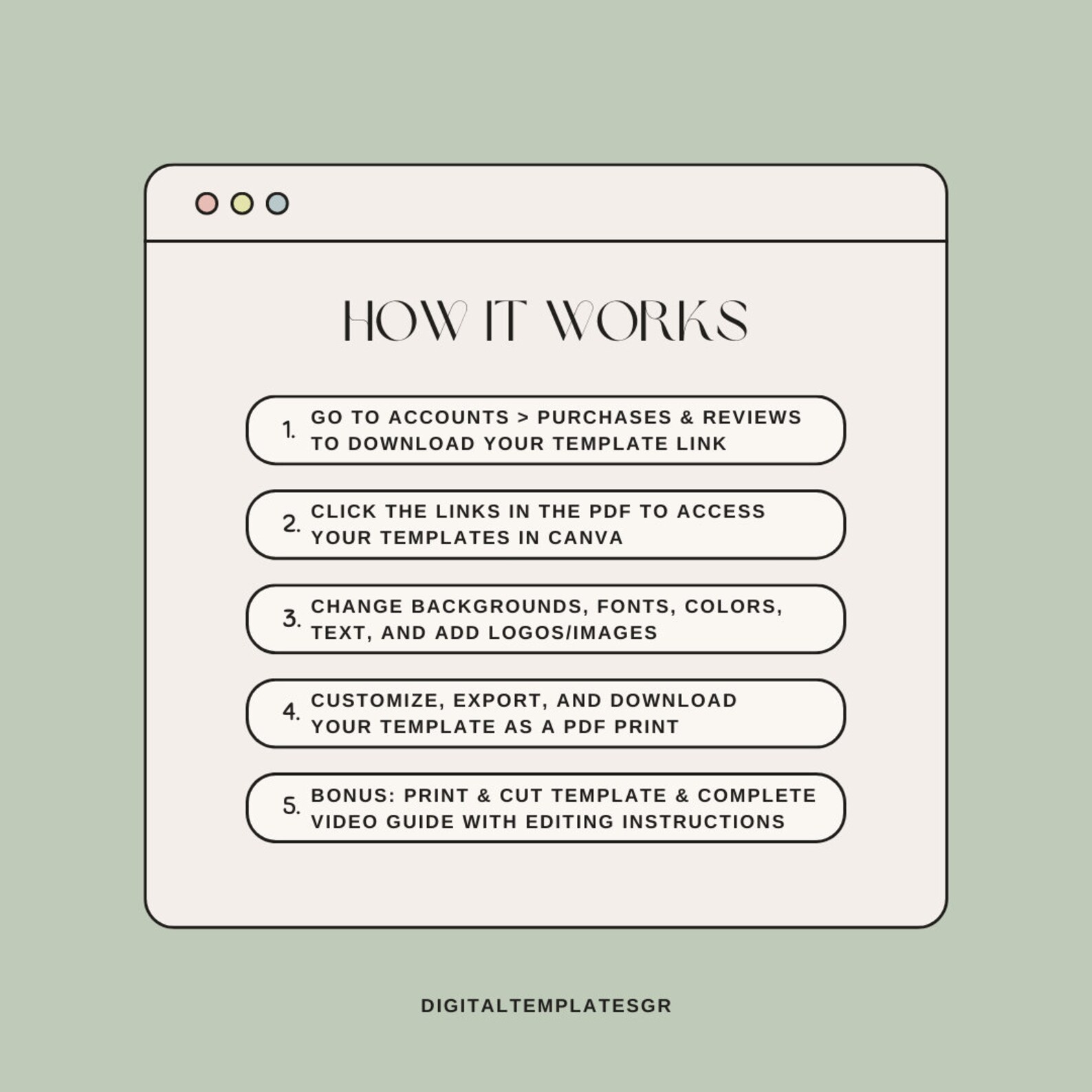 Custom Tea Bag Label Template, Editable Canva Design, Printable Tea ...