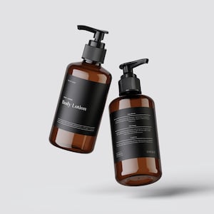 Editable Shampoo Bottle Label Templates | Canva Cosmetic Labels for ...