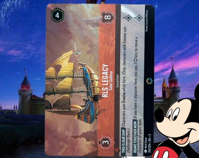 RLS Legacy Solar Galleon / Into the Inklands / 216/204 / PROXY Lorcana ...