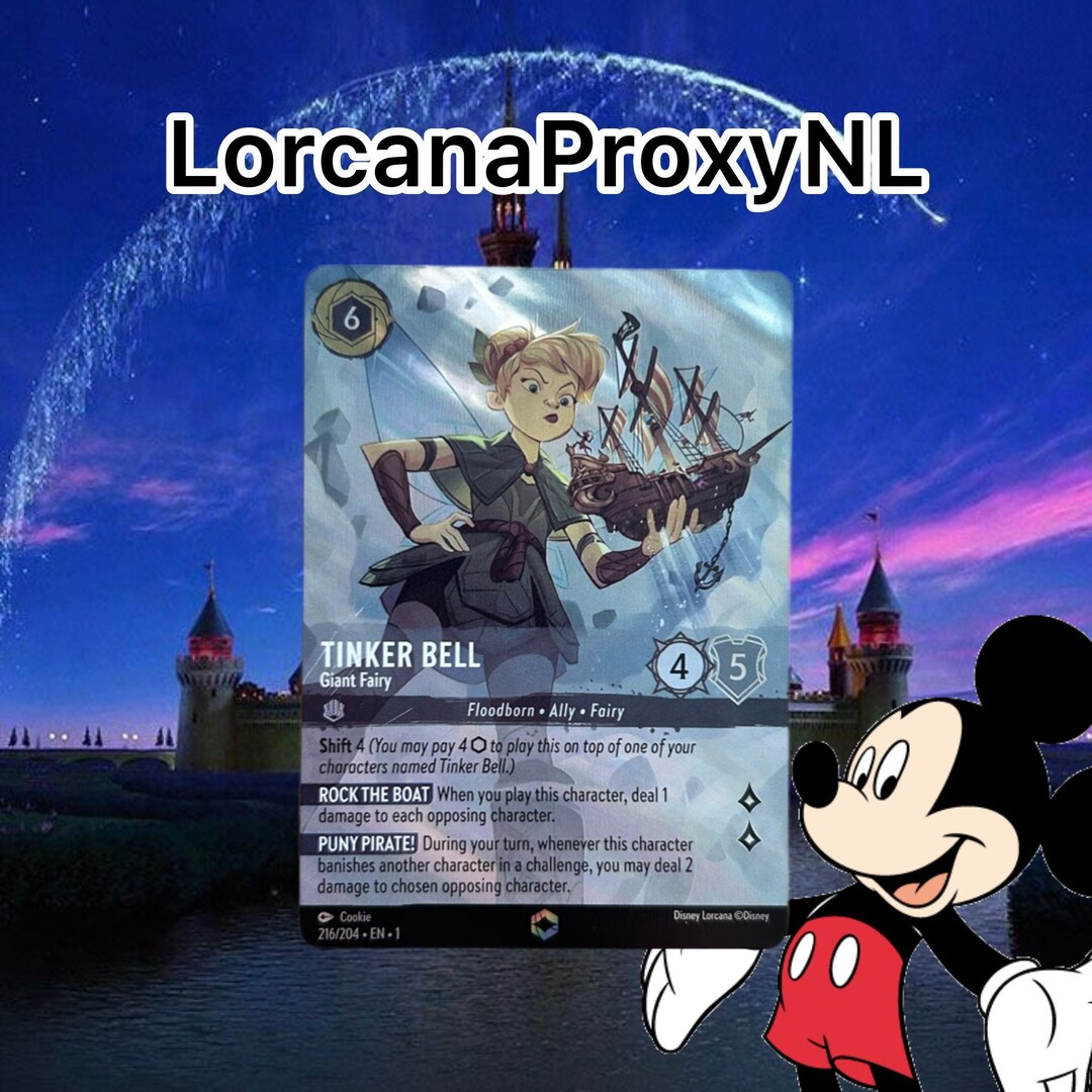 Tinker Bell Giant Fairy / the First Chapter / 216/204 / PROXY Lorcana ...