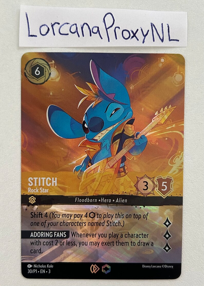Stitch Rock Star / Championship Promo Promo Set 1 / 30/P1 / PROXY ...