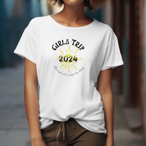 Customizable Girls Trip 2024 T-shirt. Make Your Trip Special With These ...