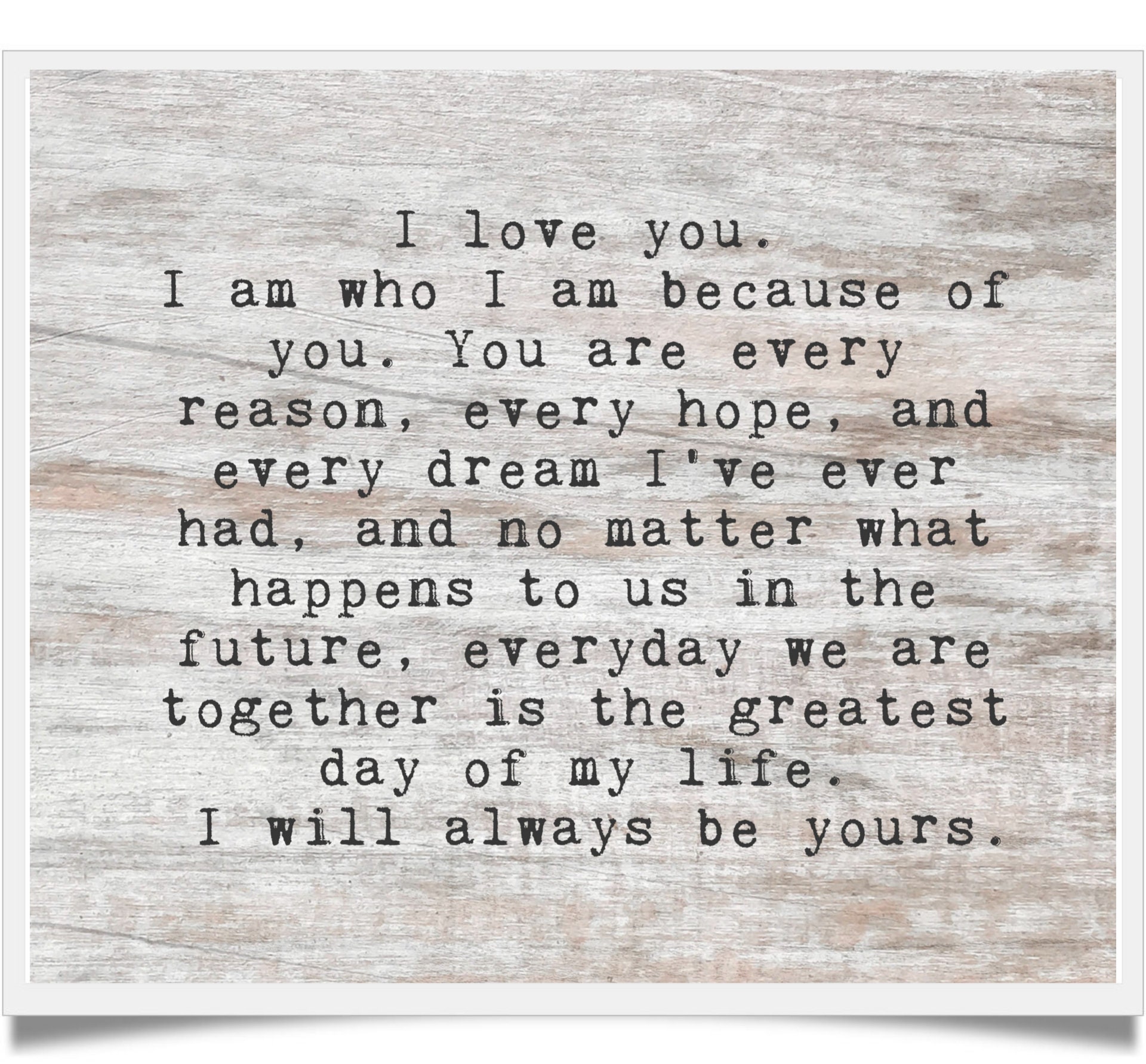 Printable I Love You note Book, Living Room Print,poster,love Wall ...