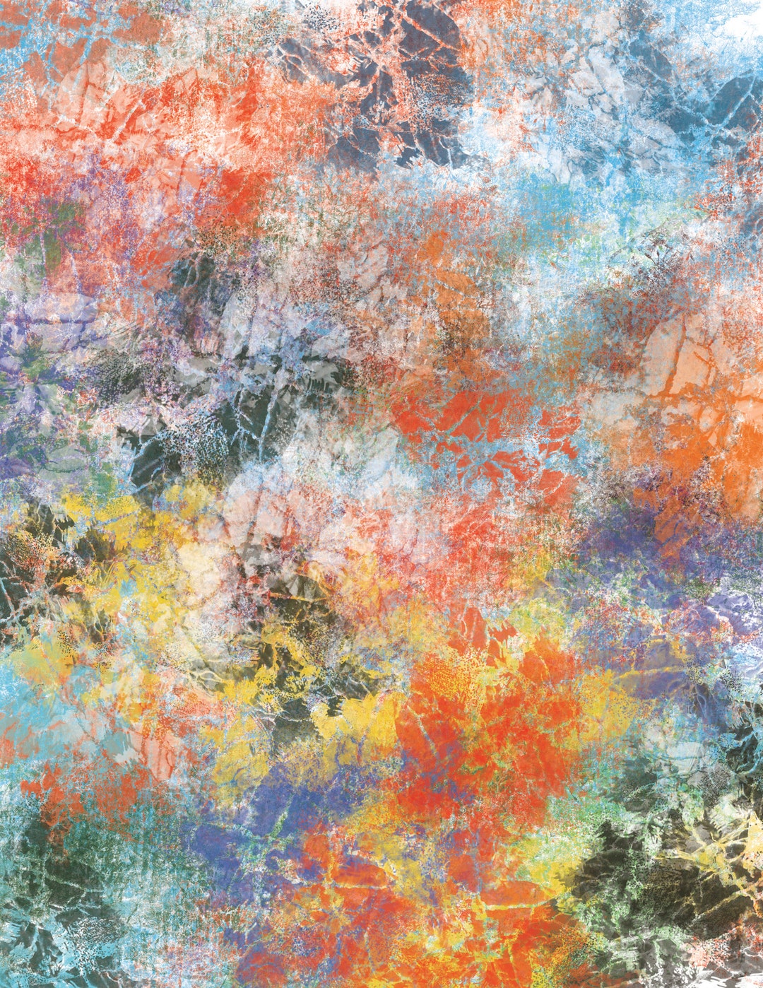 Printable -fall Splashes- Abstract Art Digital Art - Free ...