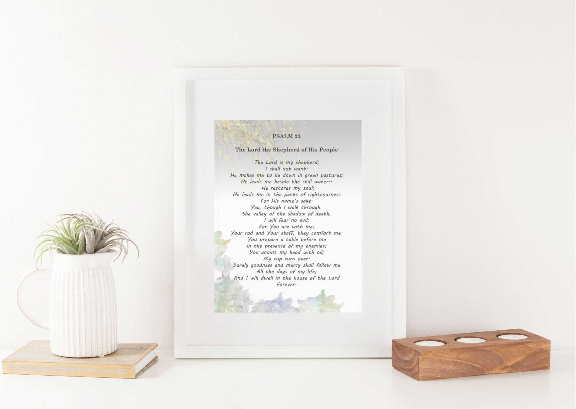 Psalm 23 Digital Downloadable Print - Etsy
