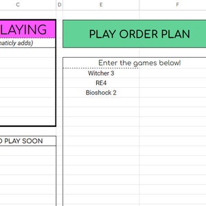 Video Game Tracker/backlog Track and Finish All Your Games - Etsy