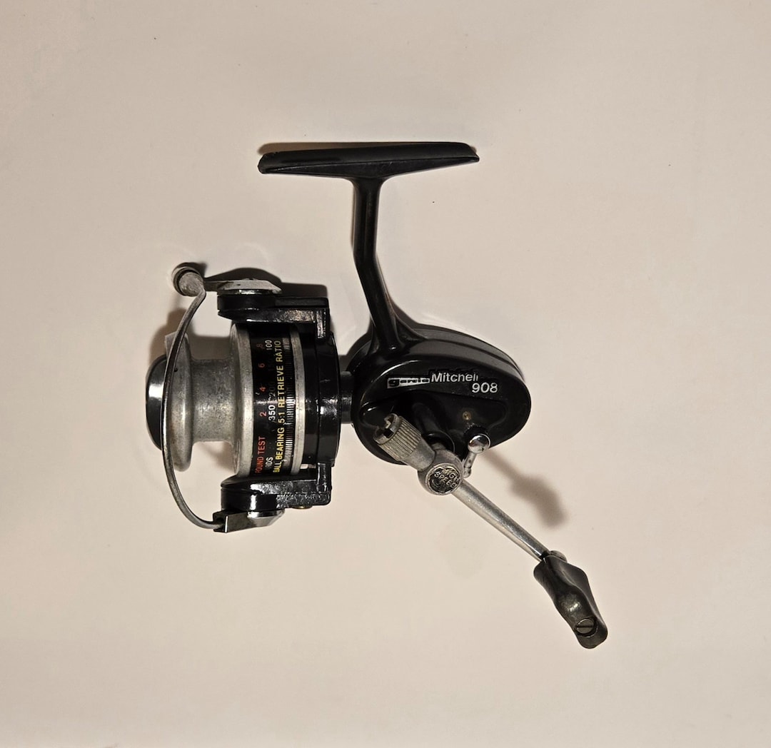 Vintage Garcia Mitchell 908 Fishing Spinning Reel France - Etsy