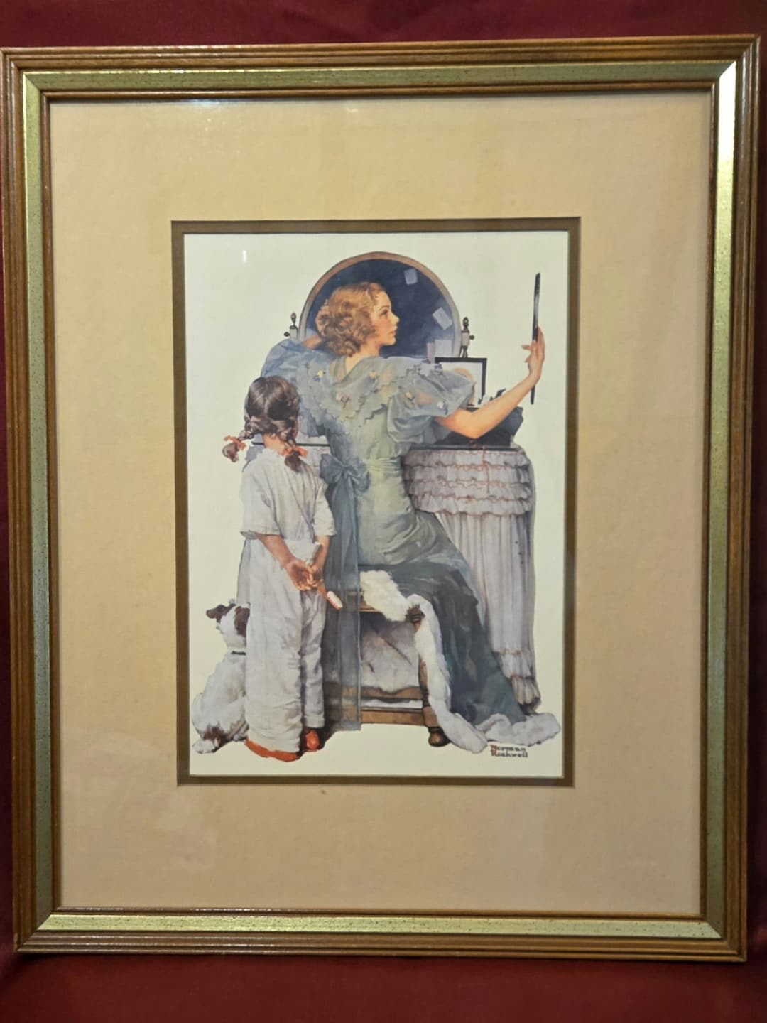 Norman Rockwell Night Out Print - Etsy