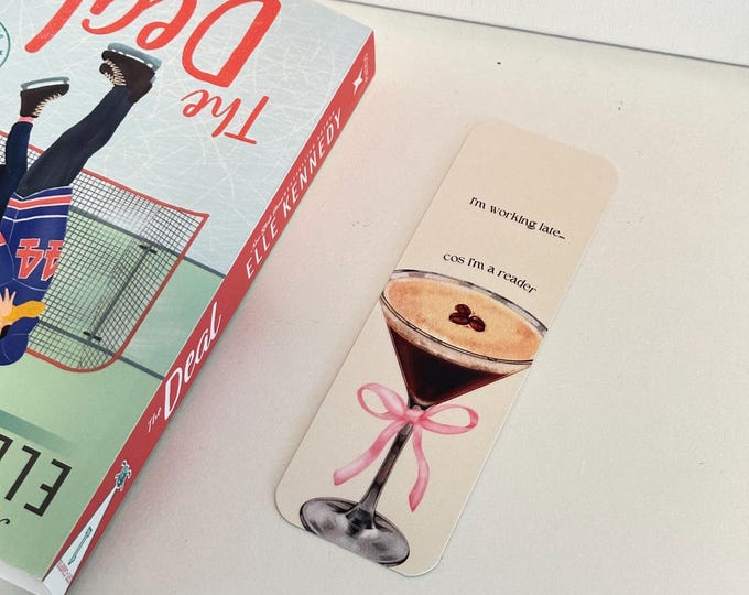 I’m Working Late… Cos I’m a Reader Bookmark | Bookish Bookmarks ...