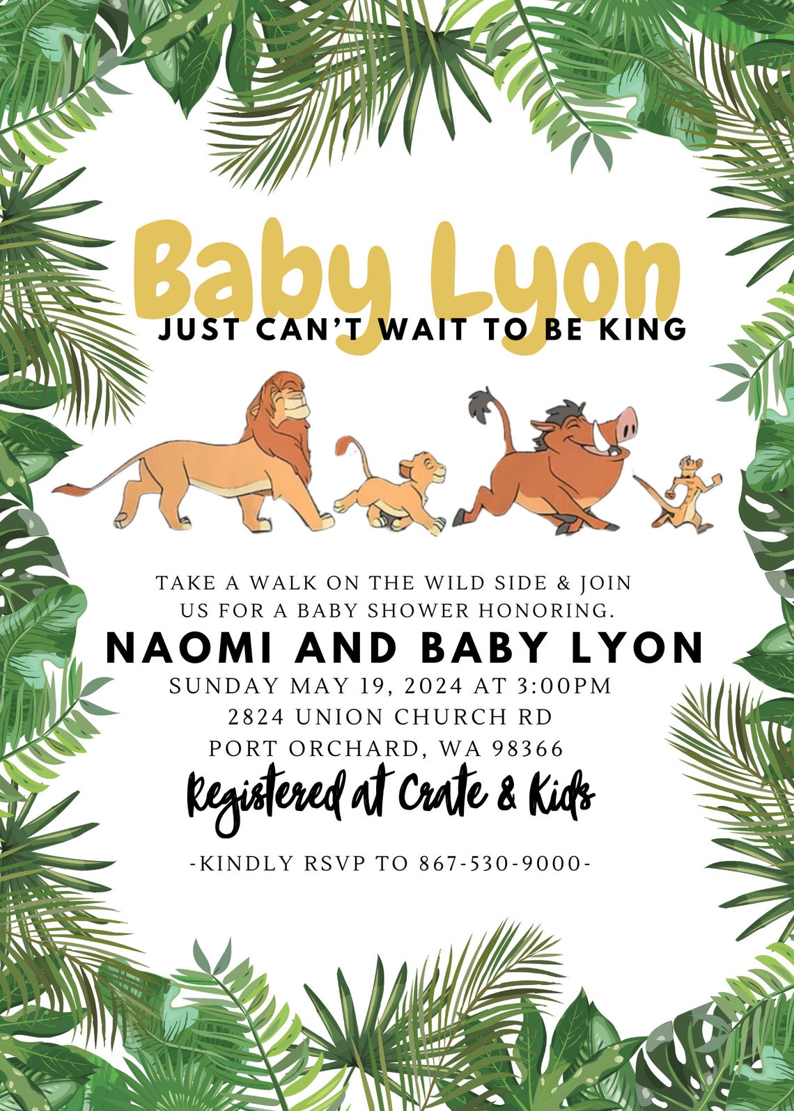 Lion King Baby Shower Lion Baby Shower Baby Shower Lion King Simba Baby ...