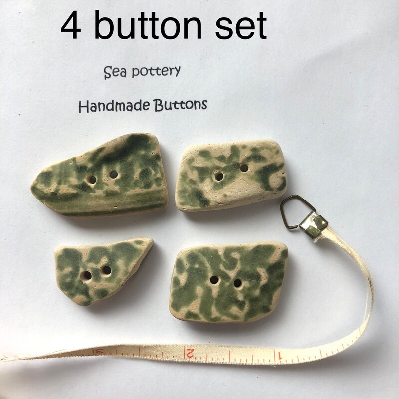 Sea Glass Buttons - Etsy