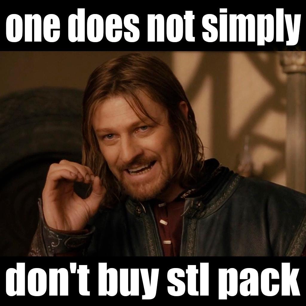 3D STL Pack L0rd F the Ring Fan-art LOTR for Printing Figures Cosplay ...