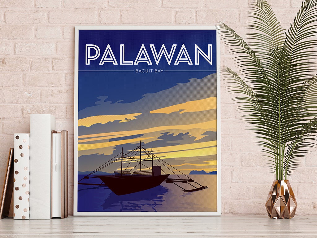 Palawan | Philippines Travel Poster - Etsy