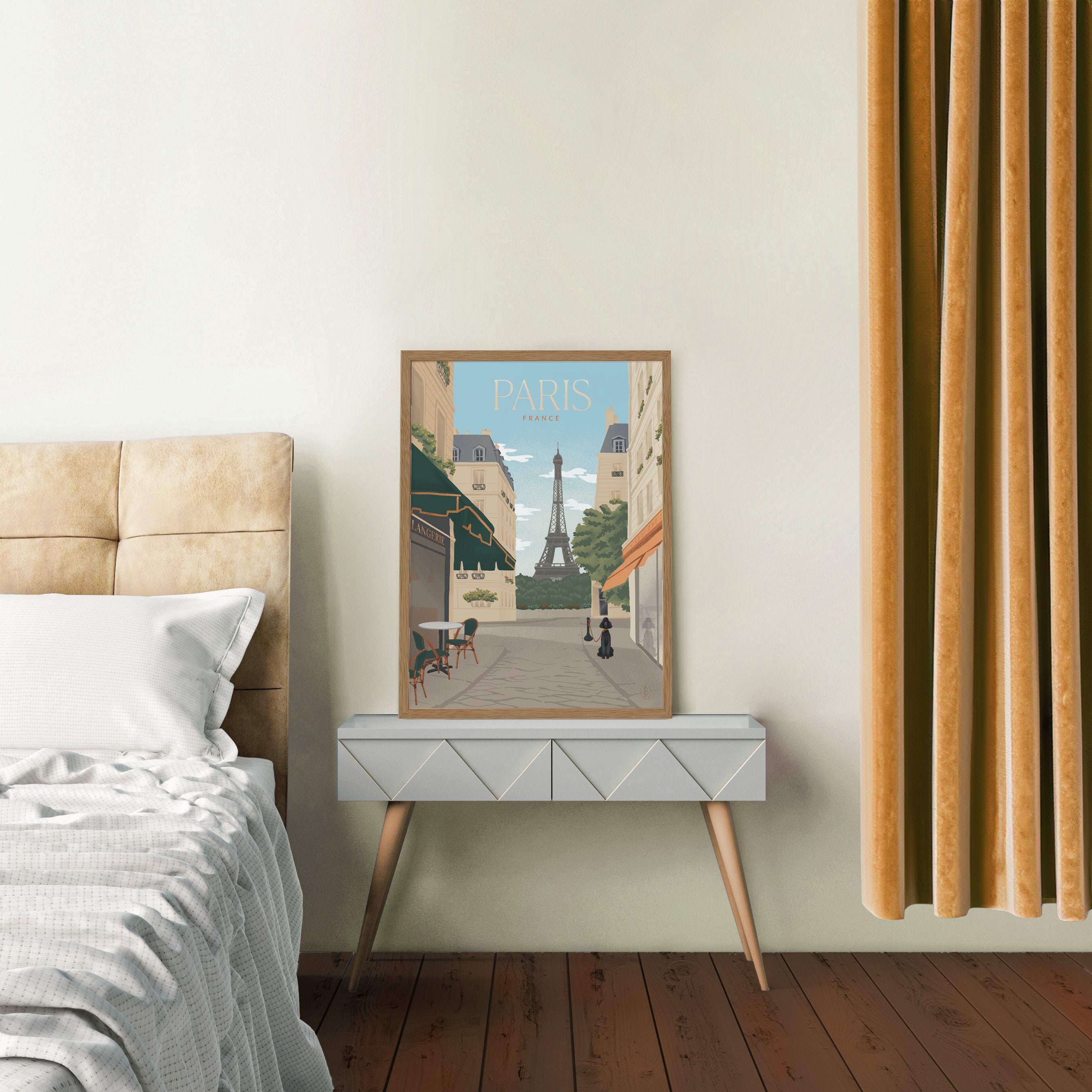 Eiffel Tower | Paris France | Travel Poster - Etsy