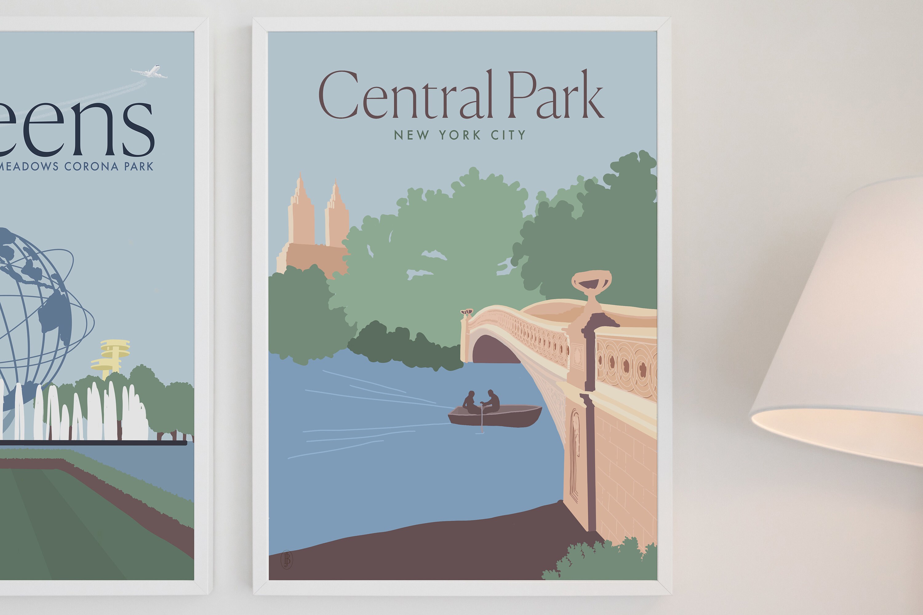 Central Park | New York City | Travel Poster - Etsy