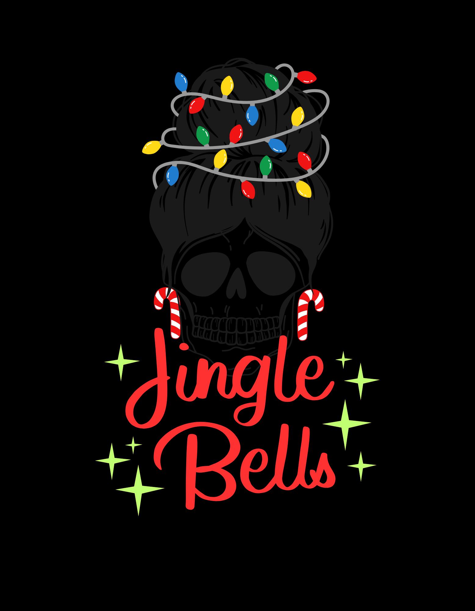 Jingle Bells Skeleton PNG FILE - Etsy