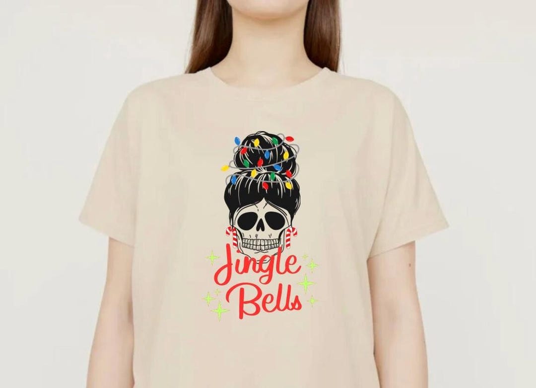 Jingle Bells Skeleton PNG FILE - Etsy
