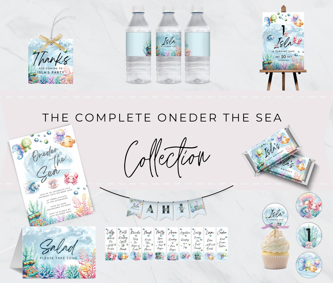 The Complete Oneder the Sea Collection - Instant Download for Birthday ...
