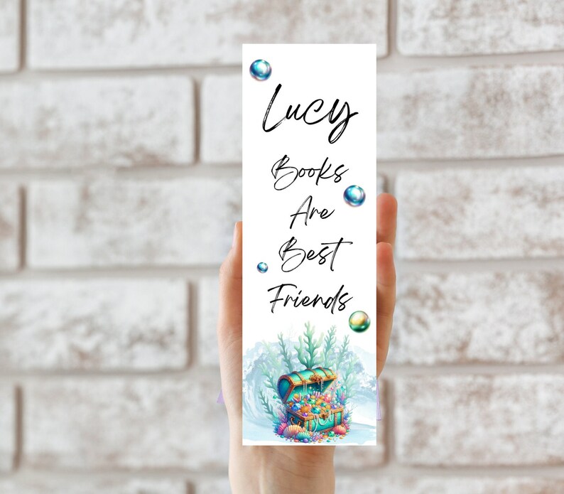 Editable Ocean Theme Bookmarks, Under the Sea - Instant Download for ...