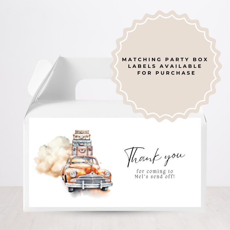 College Send off Party Invitation I Instant Download | Trunk Party ...