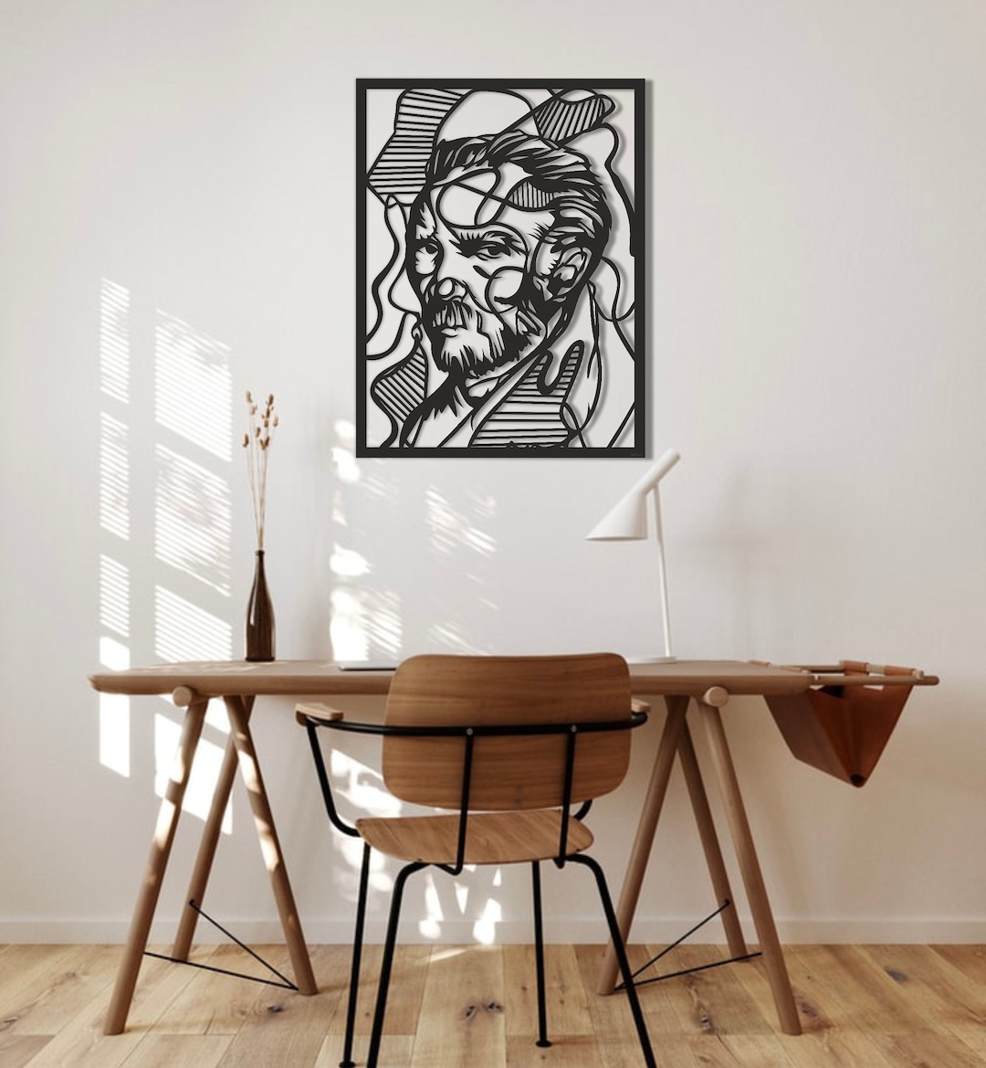 Van Gogh Laser Cut Vector Files Wall Art Dimensional Eccentric Bathtub ...