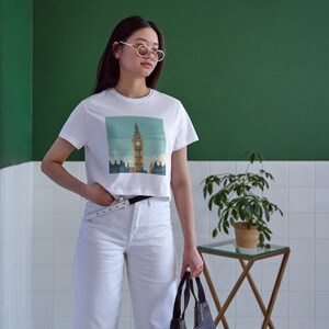 DIGITAL Big Ben Flat Poster Design London England Britain Illustration ...