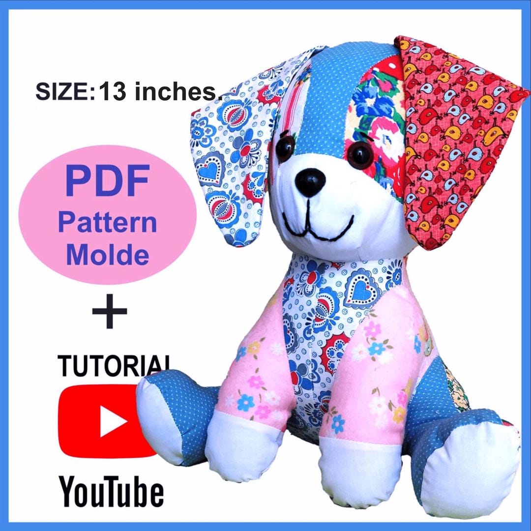 Joy Dog Sewing Pattern / Sitting Dog Pattern - Etsy