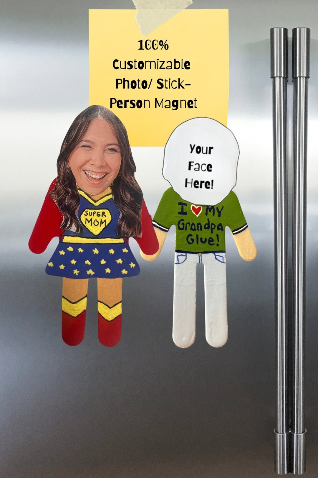 Custom Face+body Refrigerator Magnet - Etsy