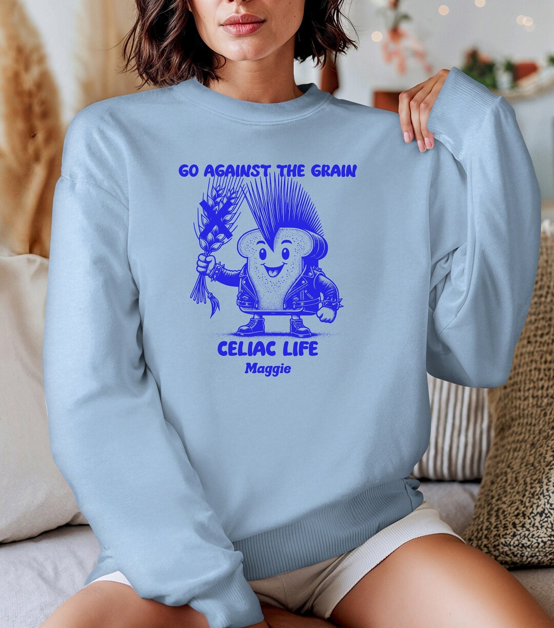 Personalized Gluten-free, Go Against the Grain Celiac Life, Rocker ...