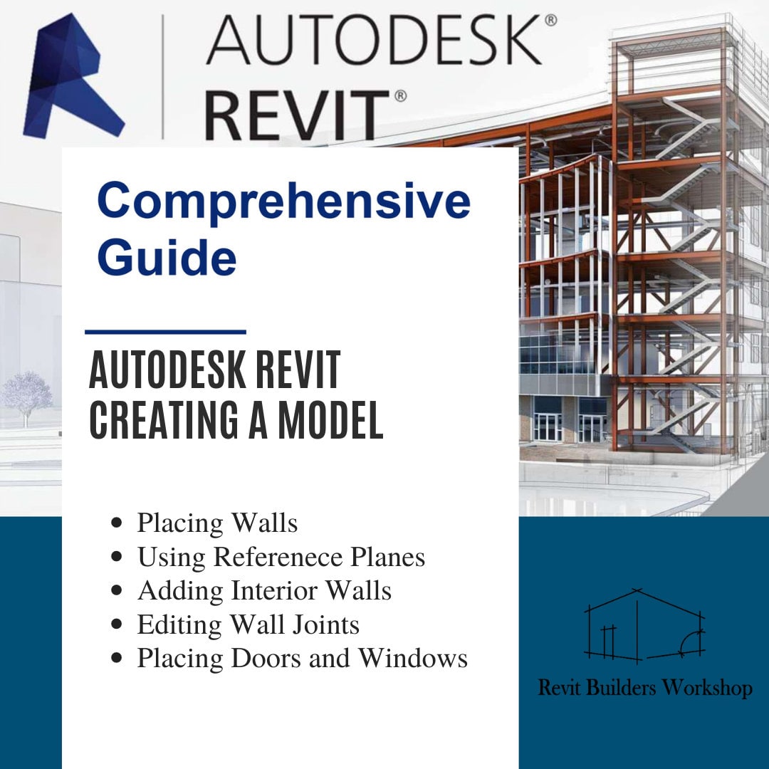 Ultimate Autodesk Revit Model Creation Tutorial PDF - Walls, Doors ...